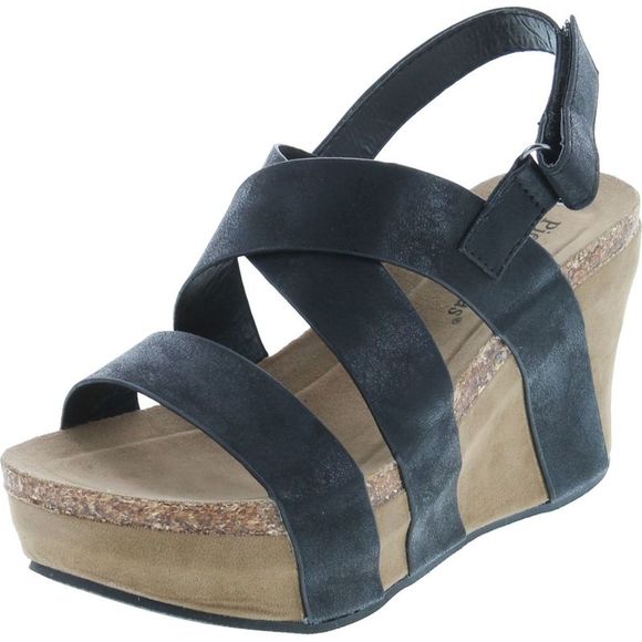 Pierre Dumas | Shoes | Pierre Dumas Hester5 Black Womens Sandals 6 New ...